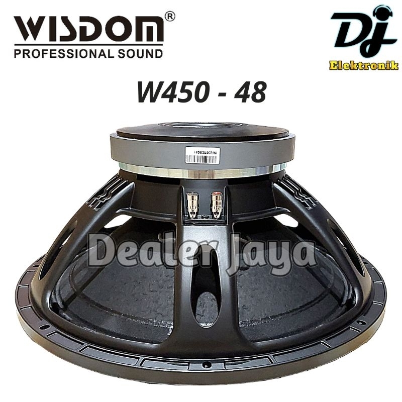 Jual Speaker Komponen Wisdom W450-48 / W450 48 / W45048 - 18 inch ...