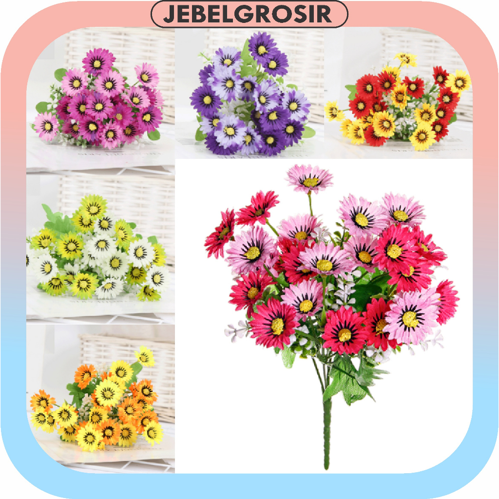 Jual Bunga Buket Bunga Daisy Bunga Dekorasi Tanaman Artifisial Bouquet ...