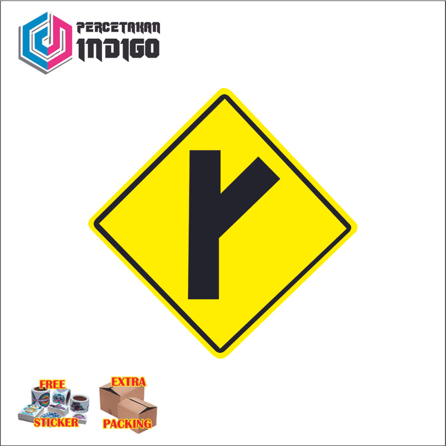 Jual plat alumunium rambu jalan pertigaan | Shopee Indonesia