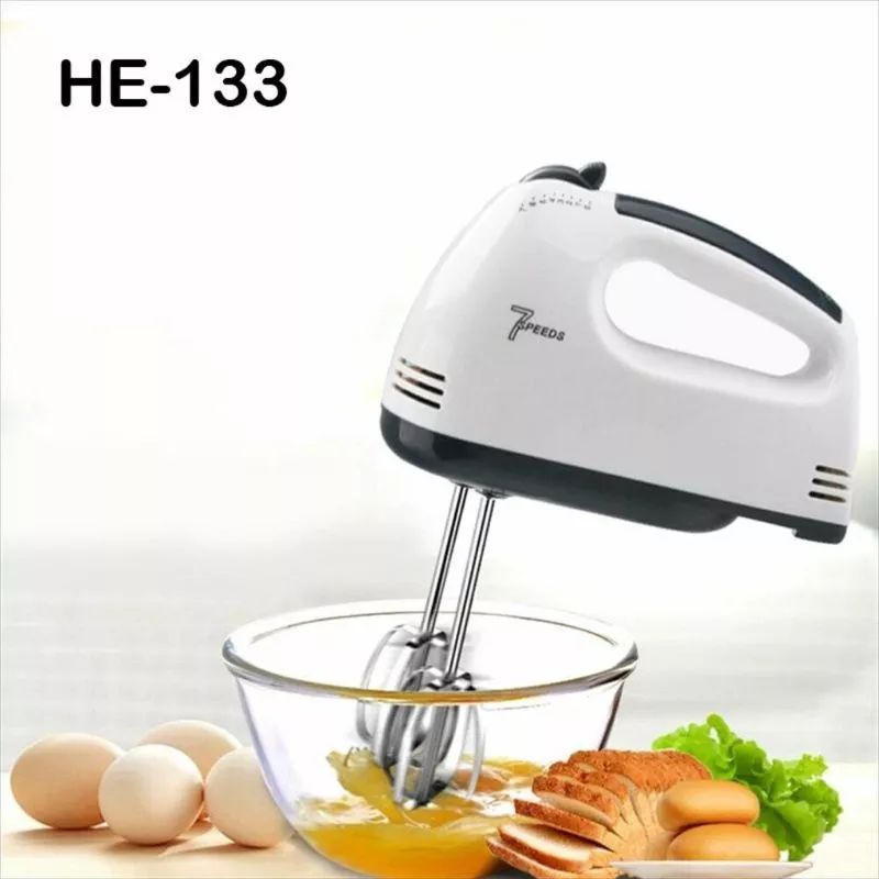 Jual Hand mixer listrik mixer 7 kecepatan dengan fitur baru mixer putih ...
