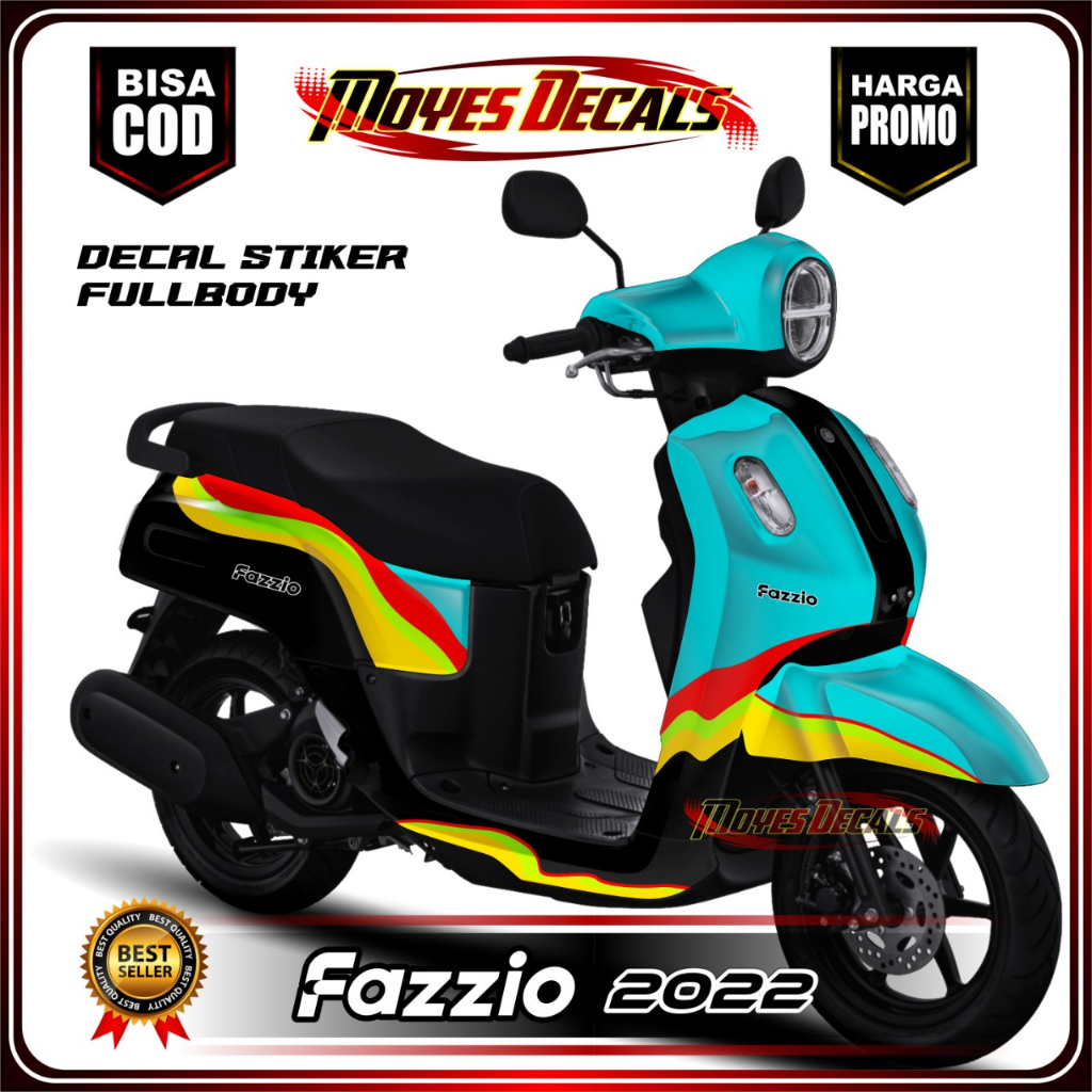 Jual ⭐⭐Decal Fullbody Fazzio 2022 - Decal Stiker Fullbody Yamaha Fazzio ...
