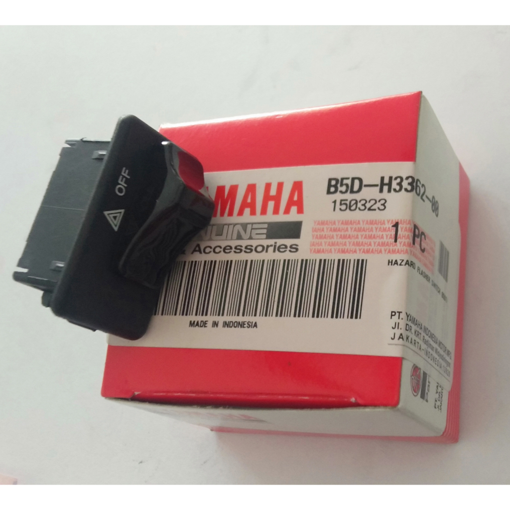 Jual HAZARD FLASHER SWITCH / TOMBOL, SAKLAR HAZARD - FREEGO / GEAR 125 - ( B5D-H3362-00 ...