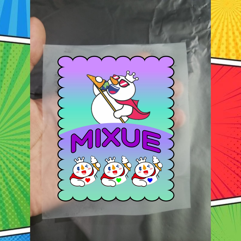 Jual Sablon setrika satuan TEMA MIXUE TEMA PART 3 ukr 15cm karakter ...