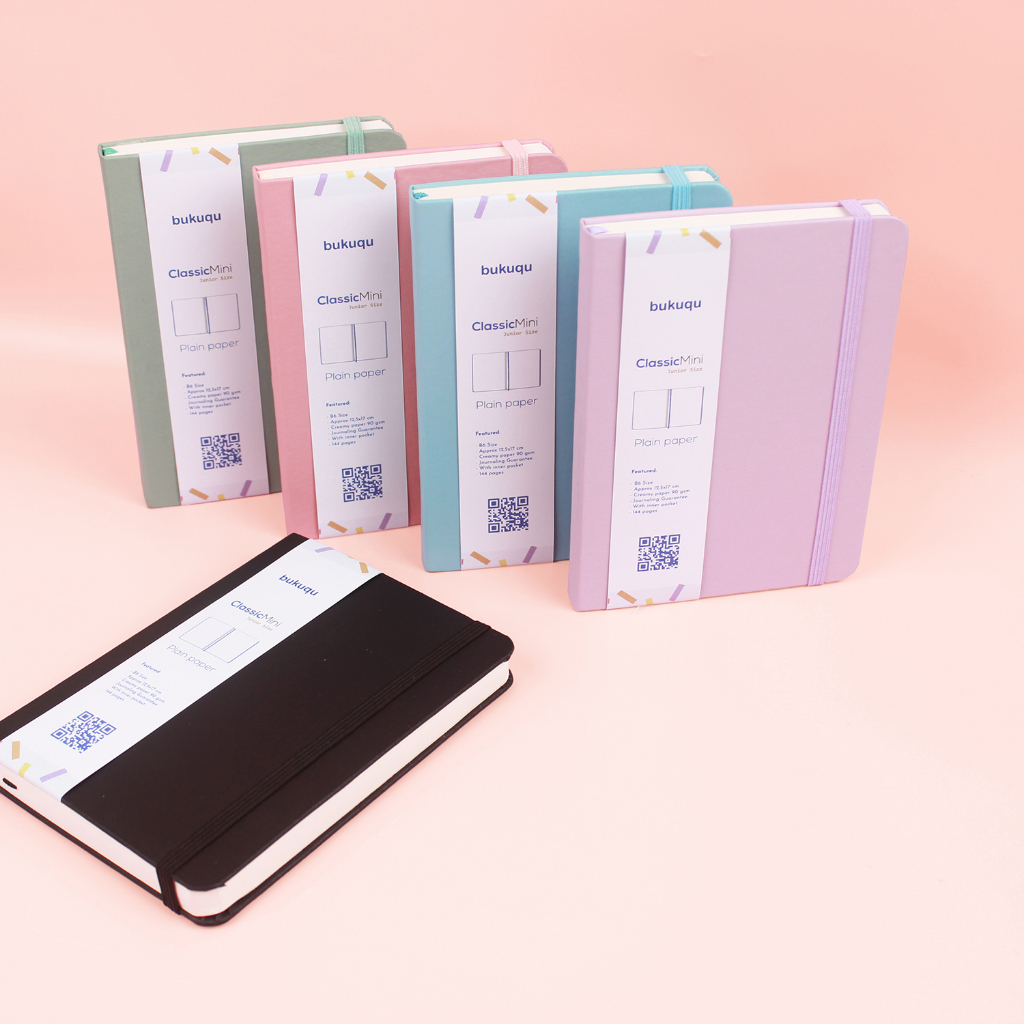 Jual Bukuqu Classic Notebook Ukuran B6 (12.5 x 17 cm) - Buku Agenda ...