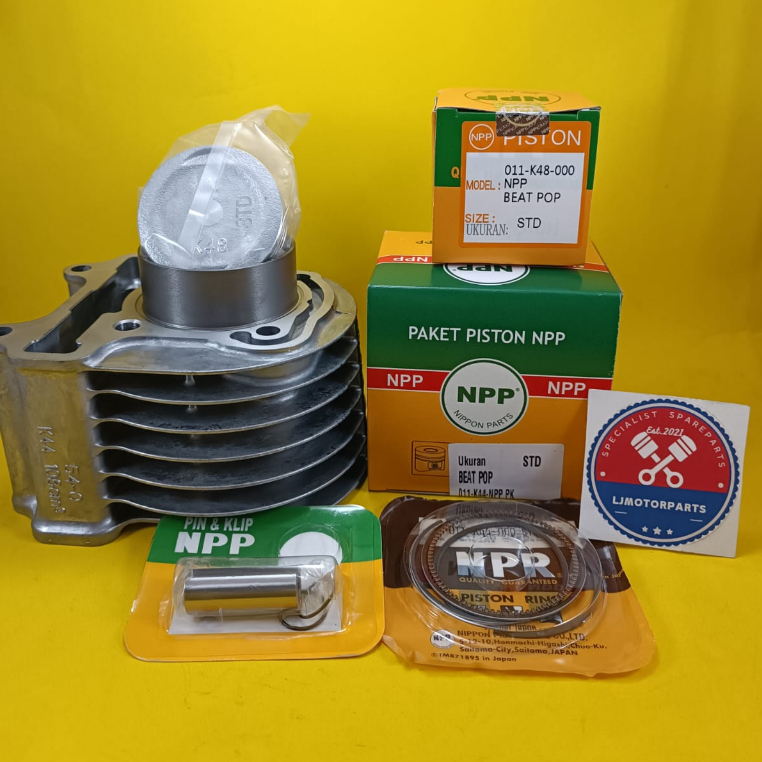 Jual Blok Boring Seher SET STD NEW BEAT ESP POP SCOOPY ESP 110 FI INJEKSI K44 NPP | Shopee Indonesia