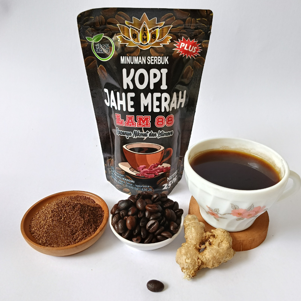 Jual kopi jahe merah instant 250g | Shopee Indonesia