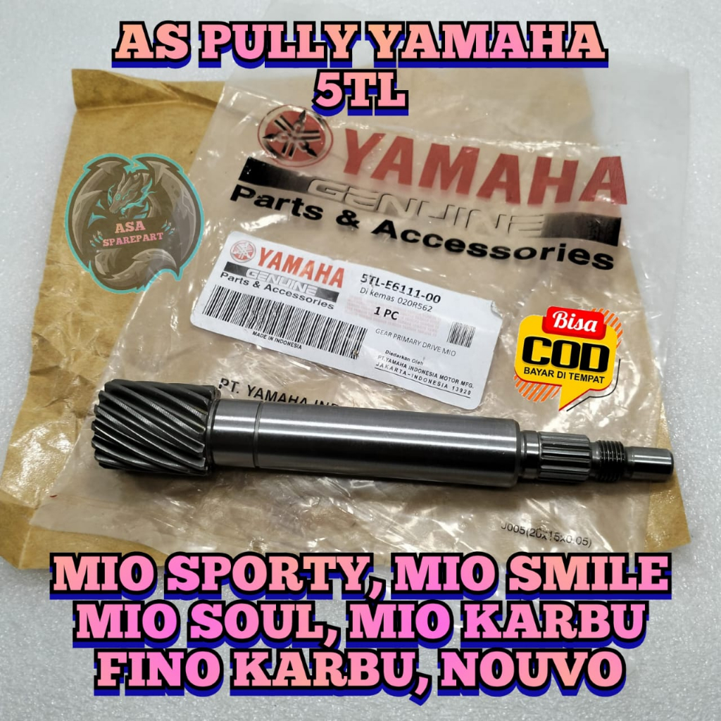 Jual AS PULLY Belakang 5TL ASLI ORIGINAL Motor YAMAHA MIO SPORTY , MIO ...