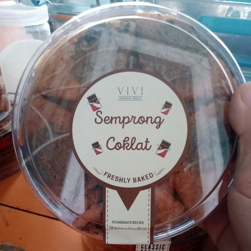 Jual SEMPRONG ISI COKLAT BY VIVI COOKIES | Shopee Indonesia