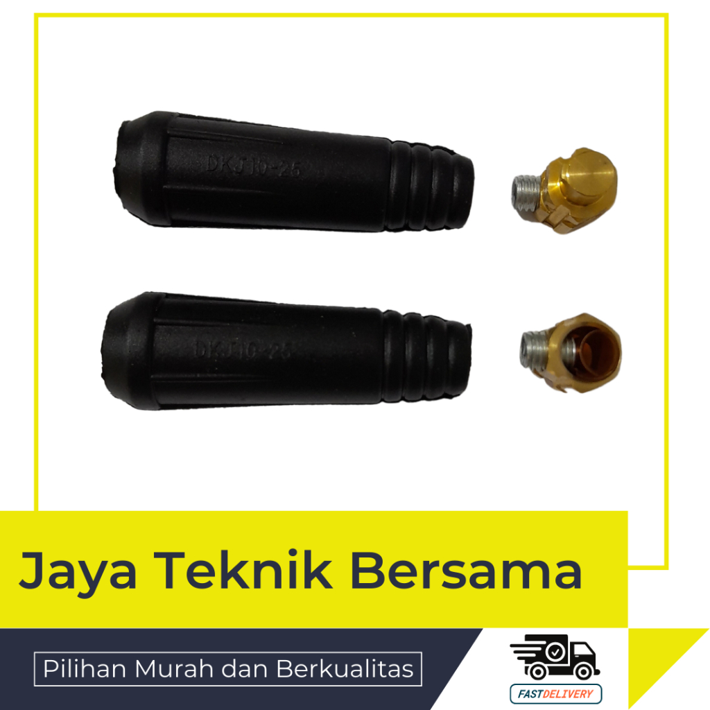 Jual Kabel Konektor Las Male dan Female DKJ 10-25mm Socket Connector ...