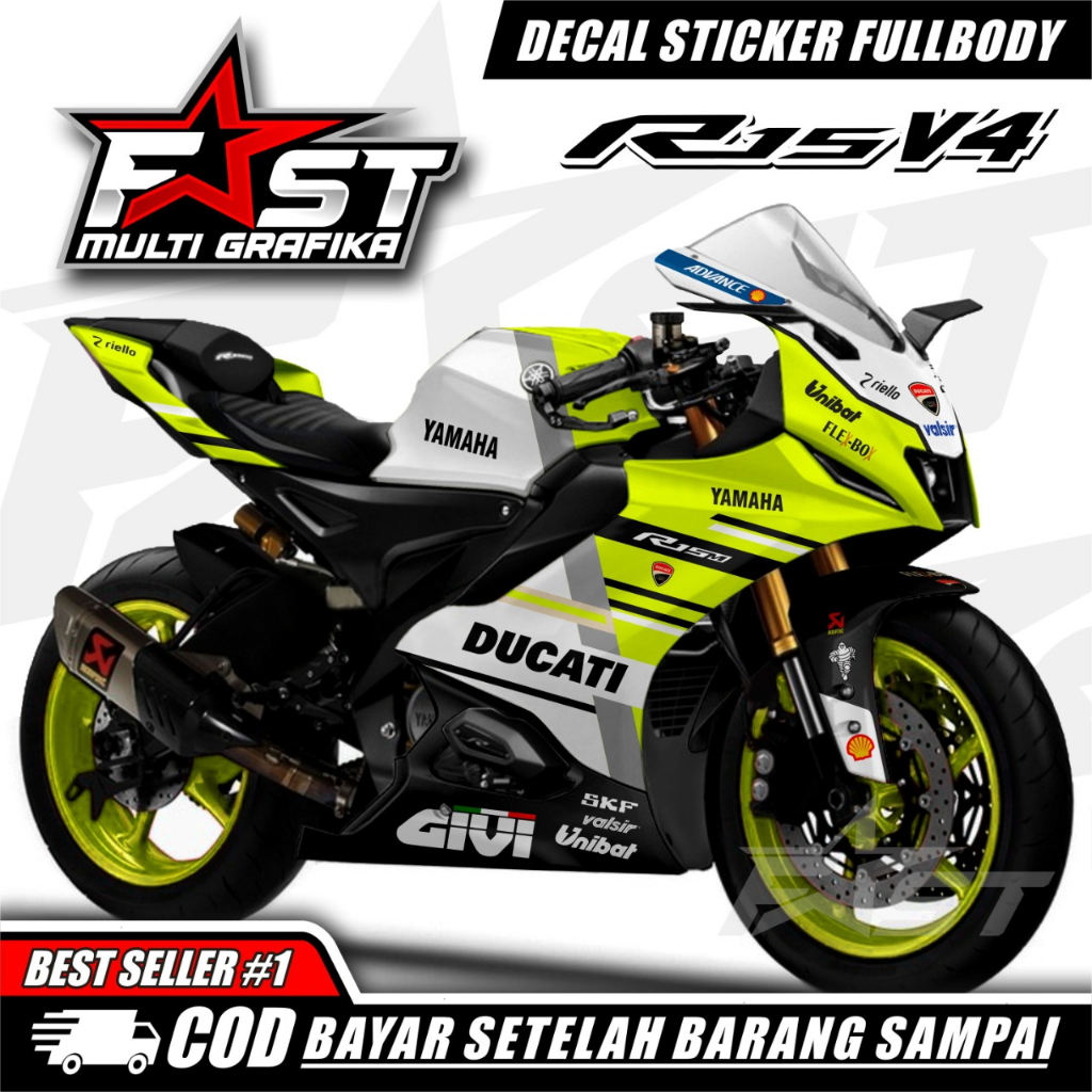Jual decal stiker R15 v4 fullbody stiker decal R15 v4 full body stiker ...