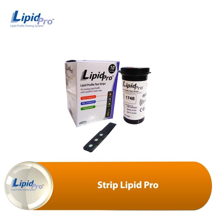 Jual Lipidpro Strip / Test Strip Lipid Pro 1 box 10 strip | Shopee ...