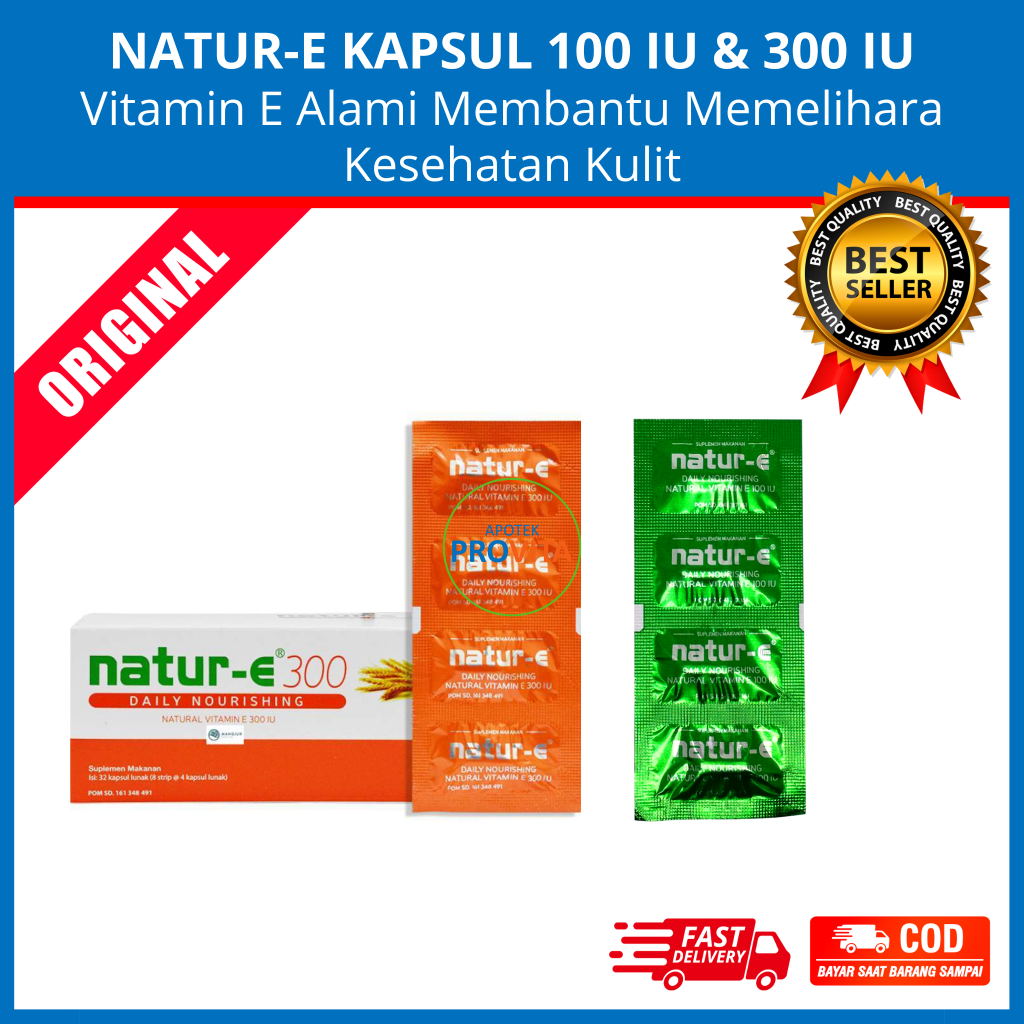 Jual NATUR-E DAILY NOURISHING 100 IU & 300 IU STRIP 4 KAPSUL - NaturE ...