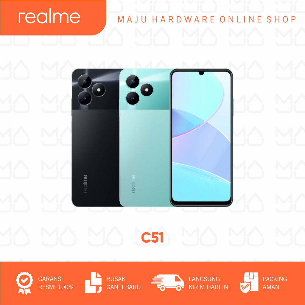 Jual Realme C51 4/64GB NFC Garansi Resmi | Shopee Indonesia
