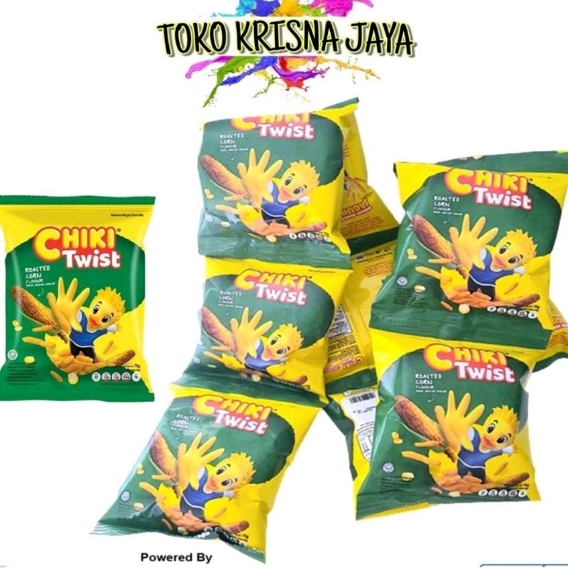 Jual CHIKI TWIST SNACK CAMILAN RASA JAGUNG BAKAR RENCENG ISI 10 X 15 ...