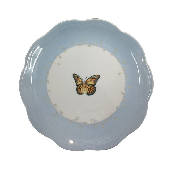 Jual INTERIO Piring Lenox Monarch Blue PLATE 10 | Shopee Indonesia