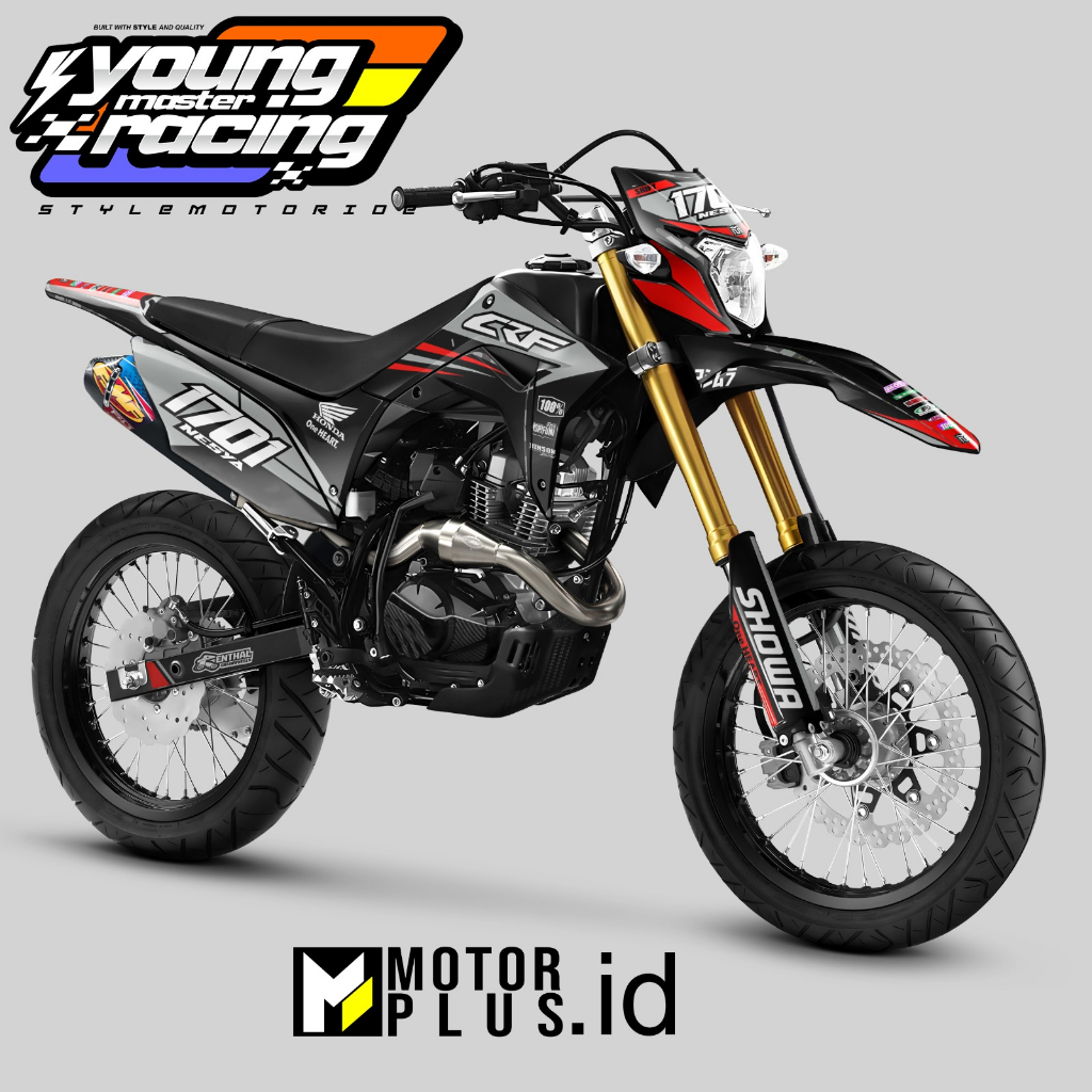 Jual Decal sticker stiker motor D TRACKER/DTX Full custom warna cerah ...