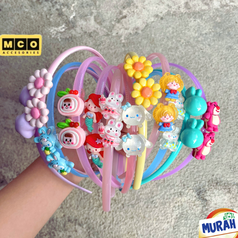 Jual Bando Anak Karakter Kartun Lucu Bandana Candy Aksesoris Rambut ...