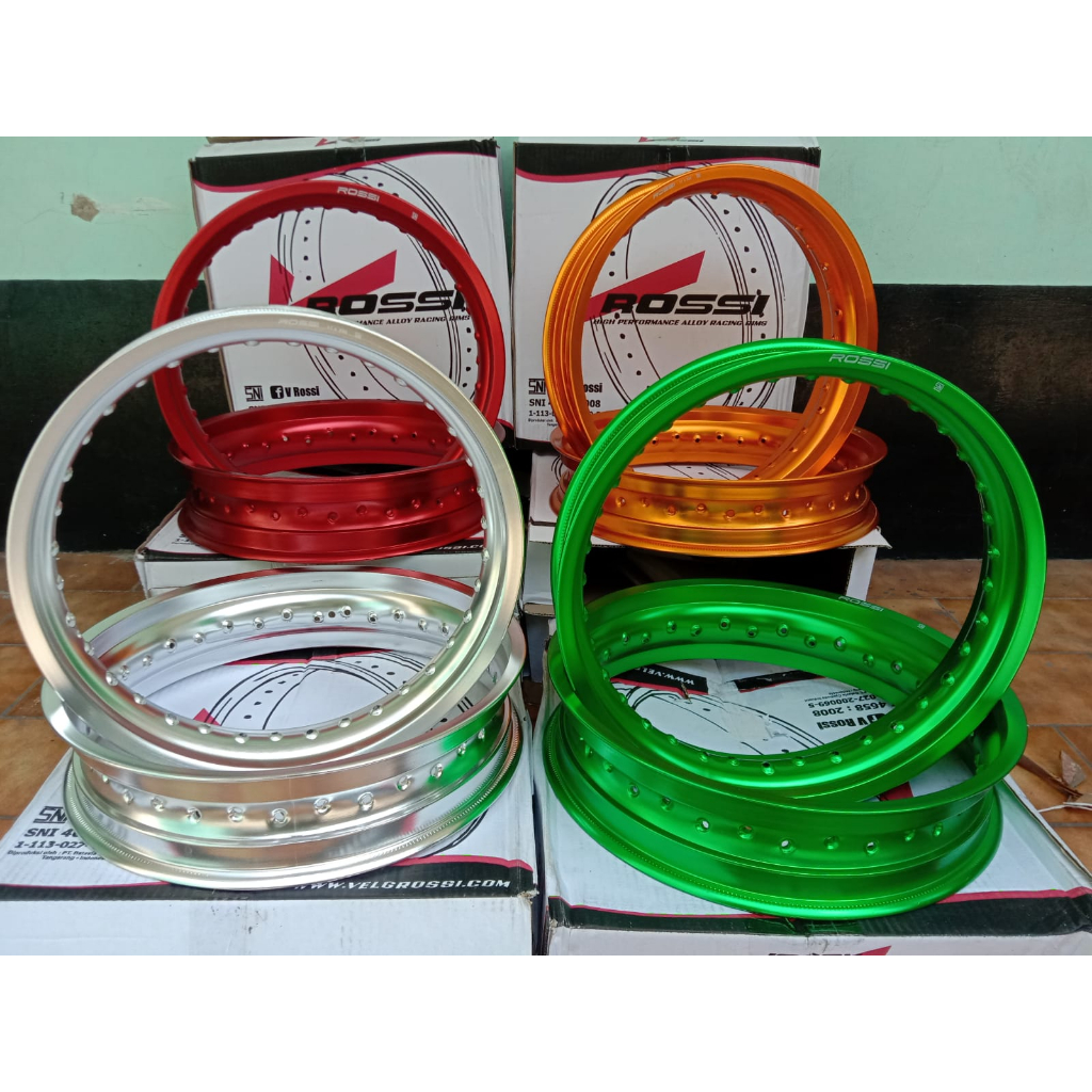 Jual VELG ROSSI SUPERMOTO SUPERMOTTO WM MT 300 350 SET RING 17 36H WR ...