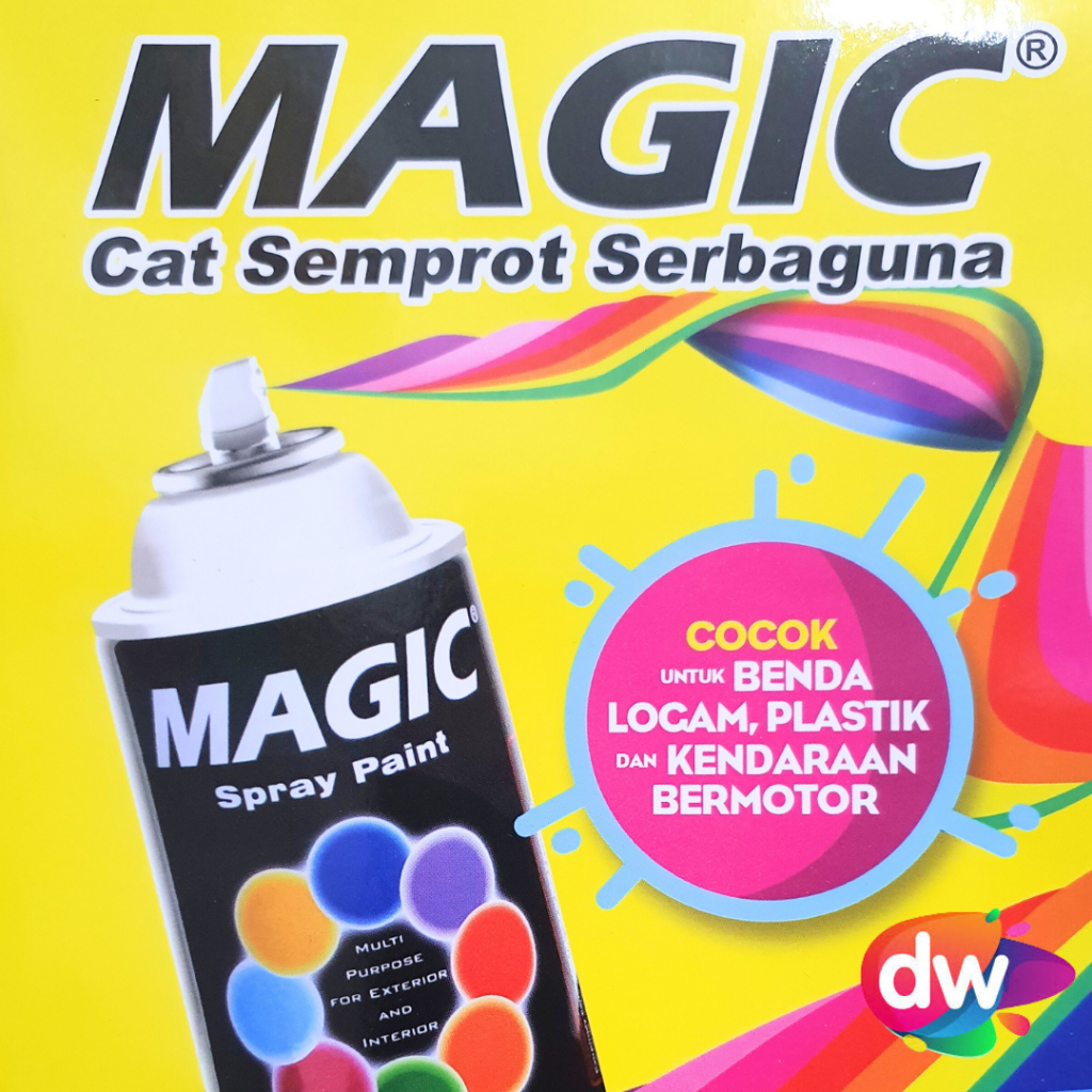 Jual [Sulsel-Sulbar] Magic Spray Paint Warna Standar (Cat Semprot Magic ...