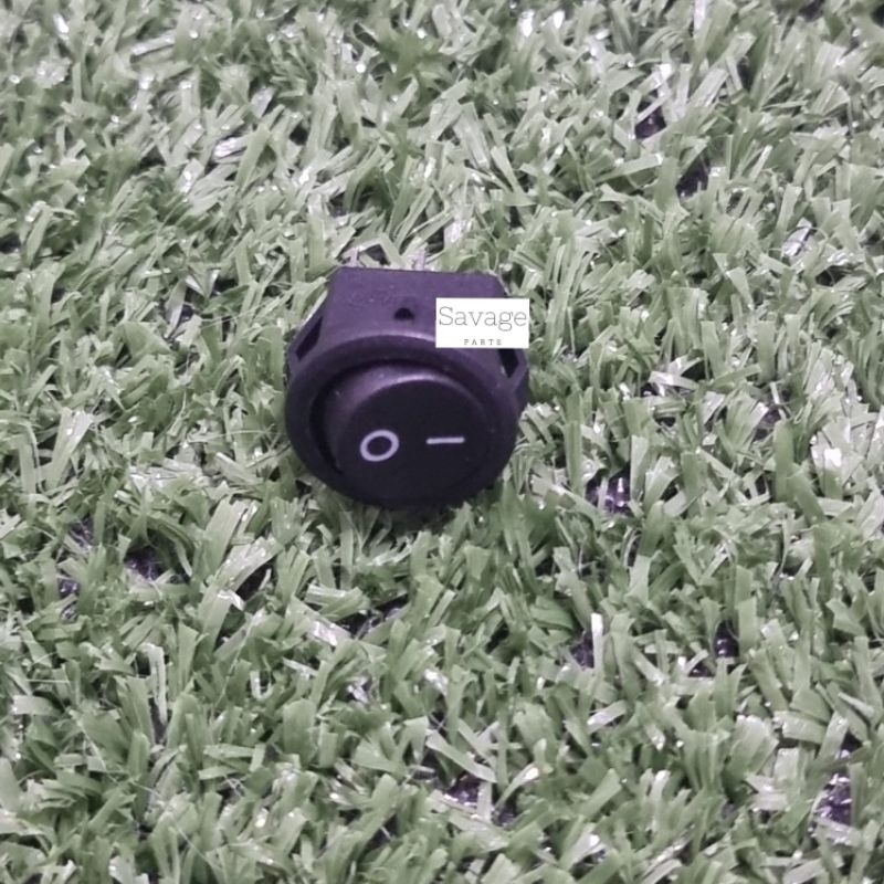 Jual SAKLAR 2 PIN BULAT HITAM KECIL SWITCH ON OFF 2P SWIT 2PIN | Shopee ...
