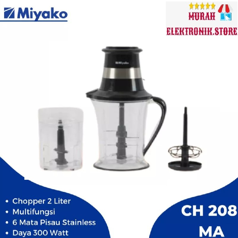 Jual MIYAKO CHOPPER+BLENDER CH-208 MA | Shopee Indonesia