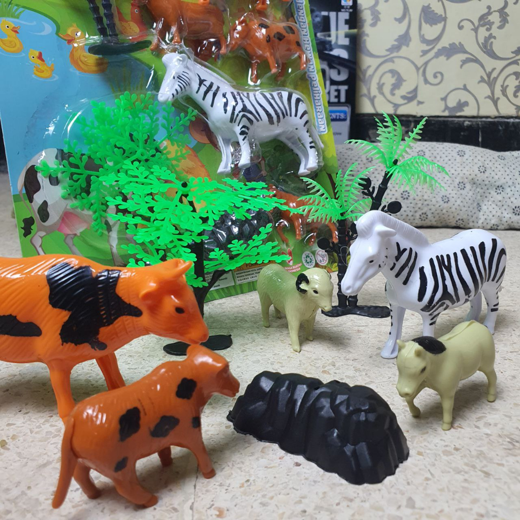 Jual MAINAN ANAK HEWAN TERNAKKU DAN MINIZOO / MAINAN ANAK EDUKASI ...