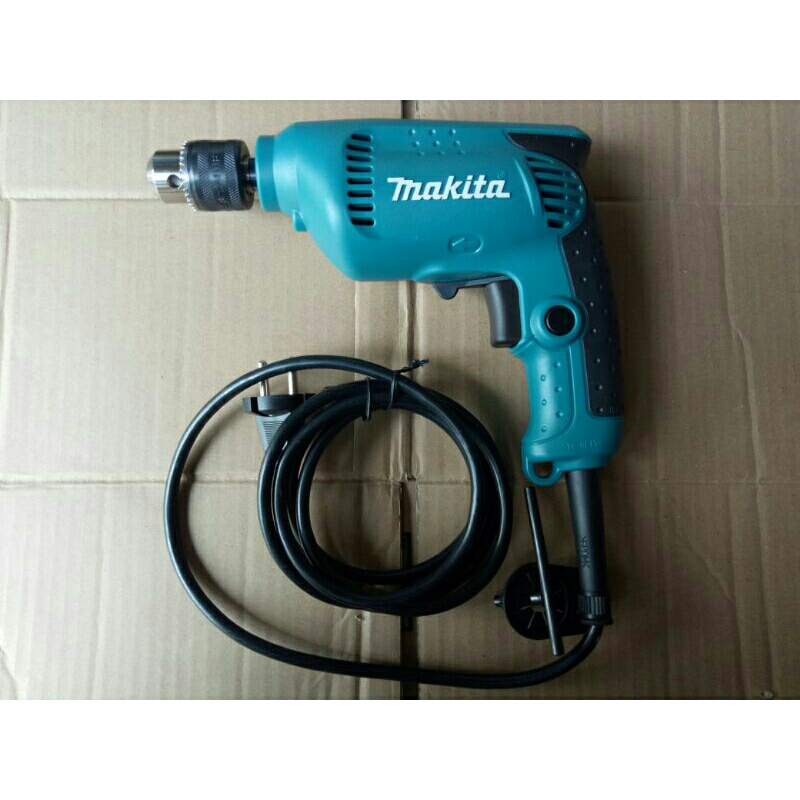 Jual mesin bor besi kayu makita 10 mm 6412 barang baru | Shopee Indonesia