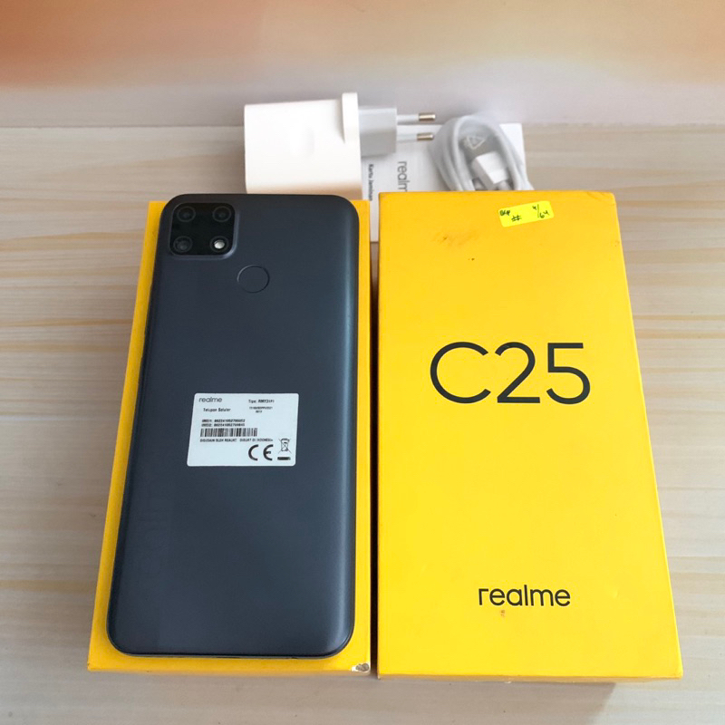 Jual Realme C25 ram 4GB 64GB Bekas - Fullset Resmi - second | Shopee ...
