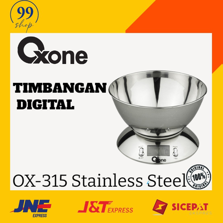 Jual Oxone Timbangan Digital Dapur / Digital Kitchen Scale Ox-315 (5 Kg ...