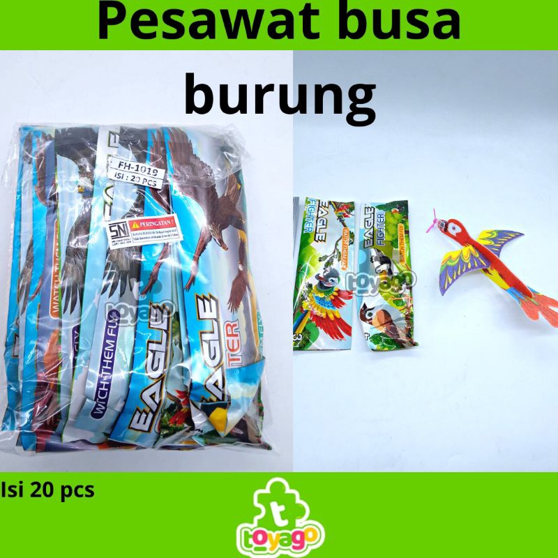Jual Mainan Pesawat busa burung isi 20 Pcs Grosir Murah (pesawat busa ...