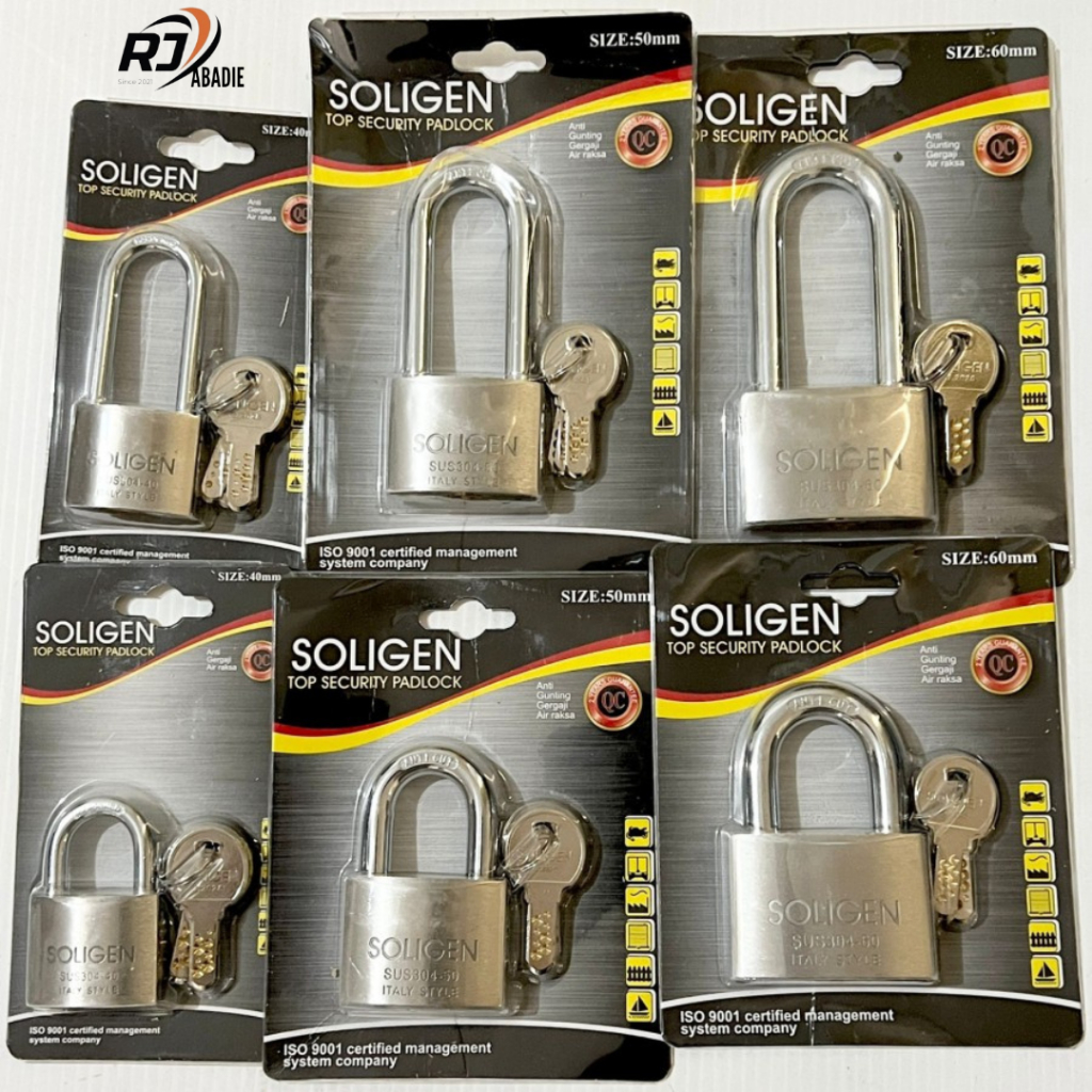 Jual Gembok Stainless SUS304 Pagar Anak Kunci Komputer Anti Maling ...