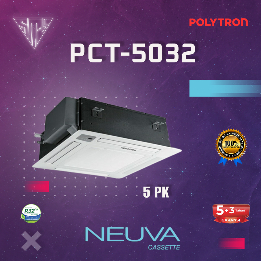 Jual AC CASSETTE POLYTRON 5 PK PCT-5003 | Shopee Indonesia