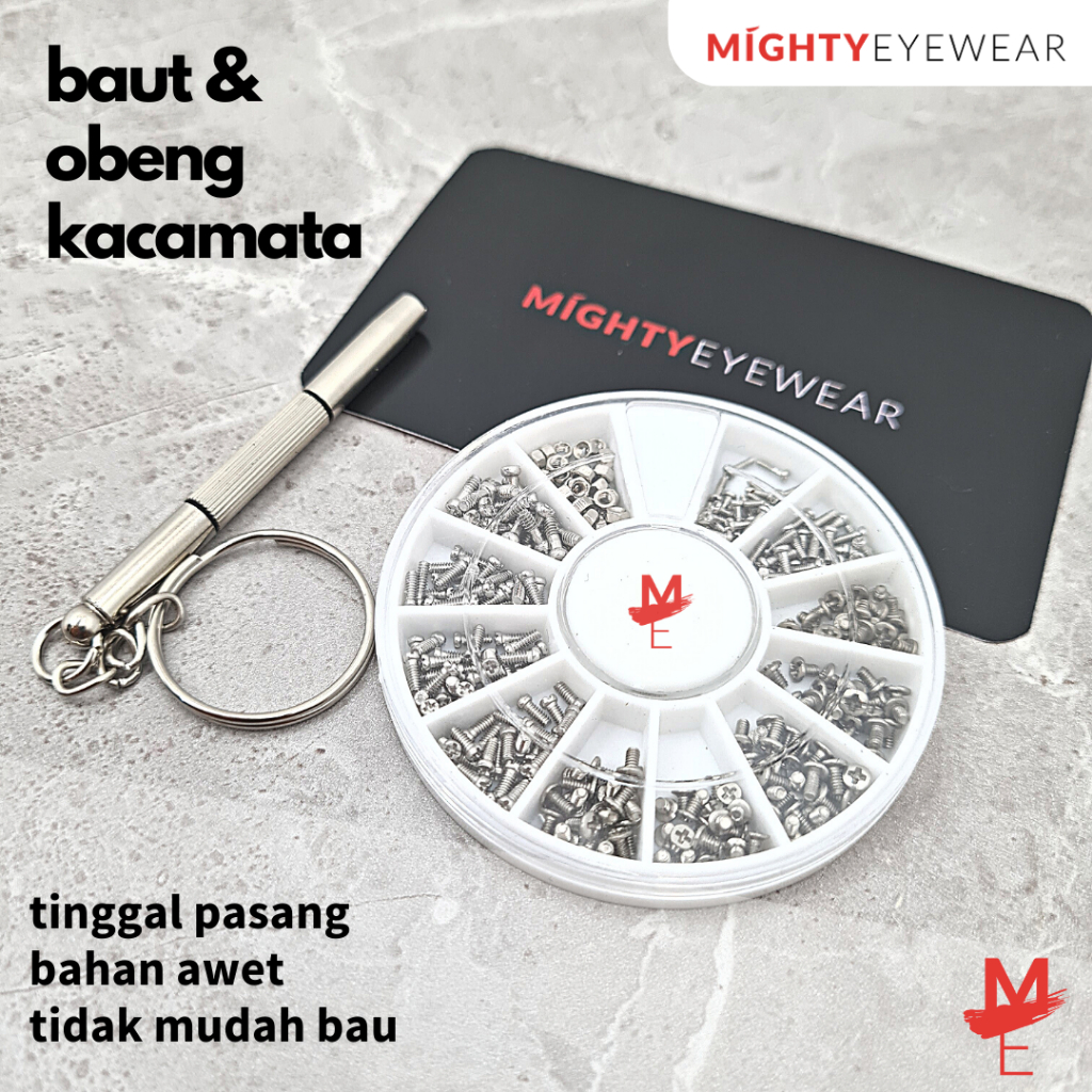 Jual Mur Baut Sekrup Obeng Kacamata - Perlengkapan Reparasi Kacamata | Shopee Indonesia