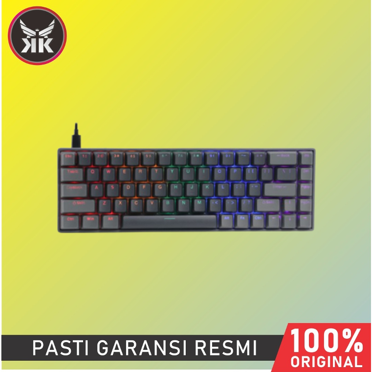 Jual KEYBOARD REXUS HEROIC KX3 BLACK GREY BROWN SWITCH MECHA GAMING 60% ...
