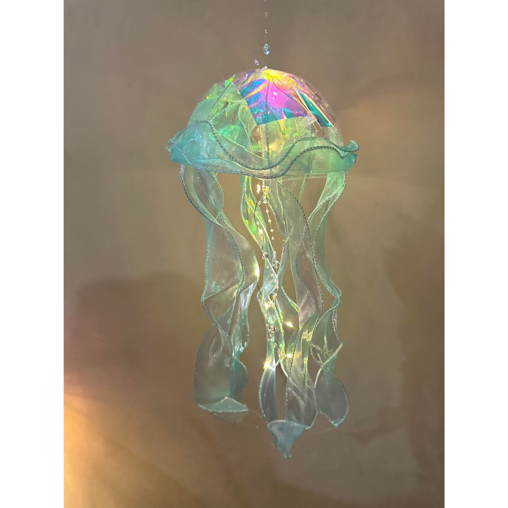 Jual Lampion DIY LED Ubur-ubur / Jelly Fish LED / Lentera Lampu Gantung ...