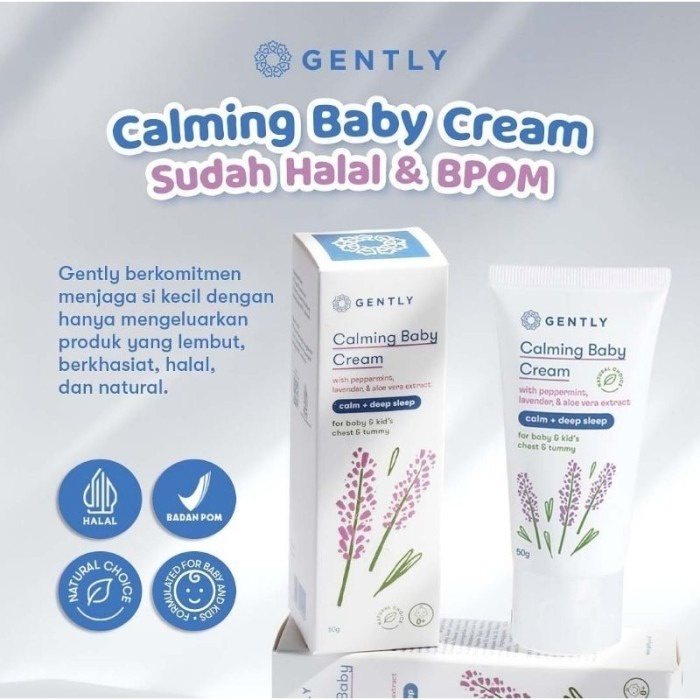 Jual Gently Baby Calming Rub Cream 50g / 20g | Shopee Indonesia