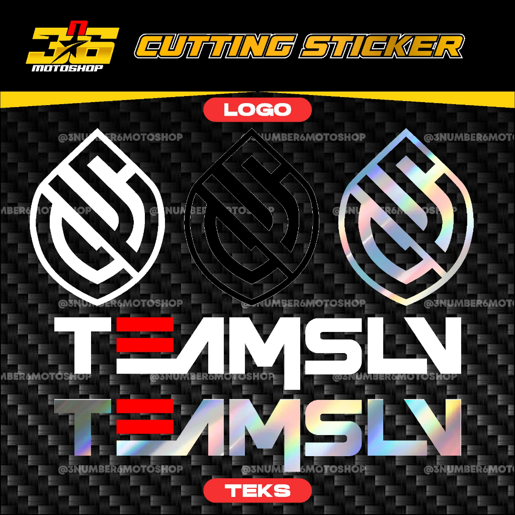 Jual STICKER TEAMSLV VARIO TEAM SLV CUTTING | STIKER HELM MOTOR 3n6 ...
