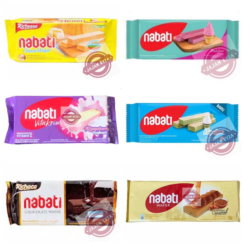Jual nabati wafer camilan crispy all varian 5rb | Shopee Indonesia