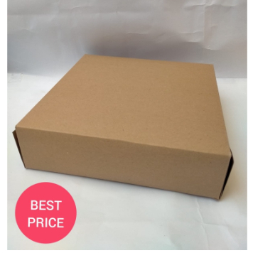 Jual 1pak=10pcs Box Ukuran 22x22x5 Tanpa Laminasi,Box Brownies ukuran ...