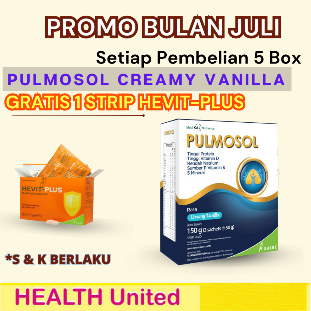 Jual Pulmosol Creamy Vanila 150gr (Susu Gangguan Saluran Pernafasan ...