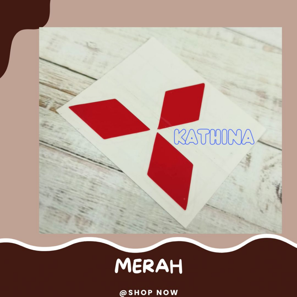 Jual Sticker Setir Mobil Mitsubishi Xpander Stiker Logo Stir Merah ...