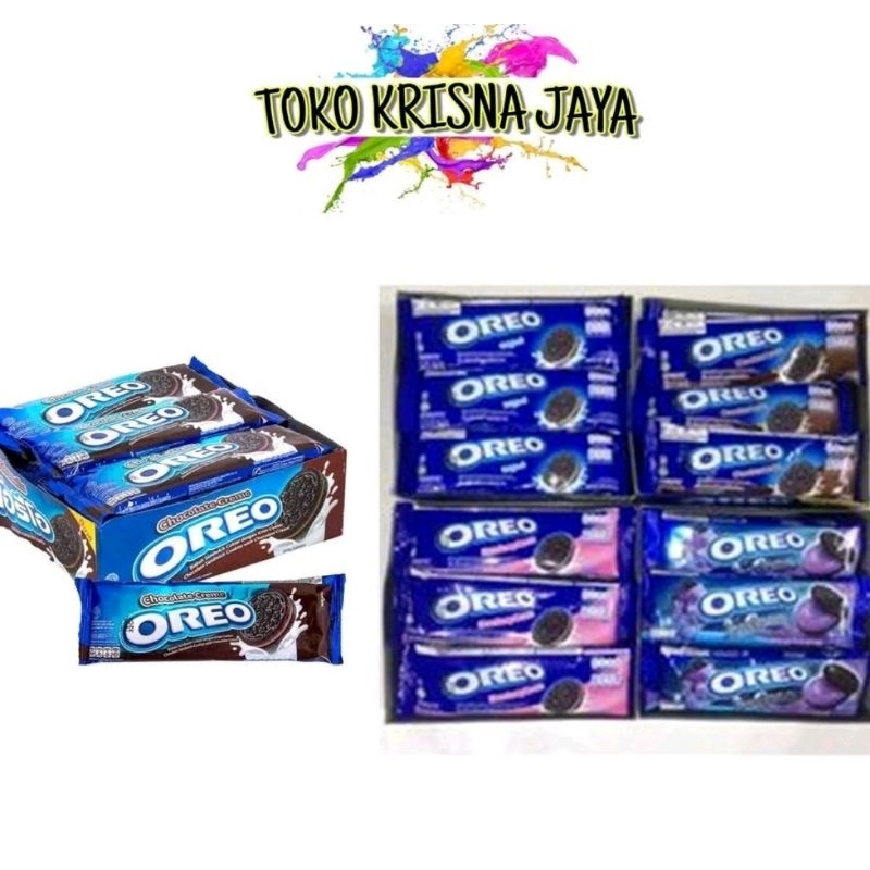 Jual BISKUIT OREO SANDWICH 1 PACK ISI 12 PCS X 38 GR | Shopee Indonesia