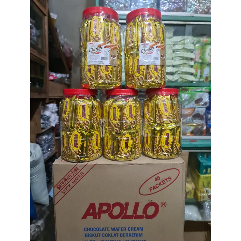 Jual APOLLO biskuit coklat berkrim stik malaysia | Shopee Indonesia