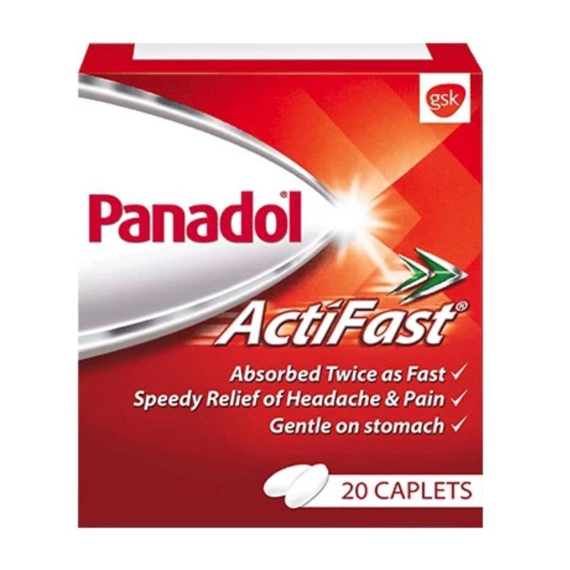 Jual PANADOL ACTIFAST SINGAPORE 20 tablet | Shopee Indonesia