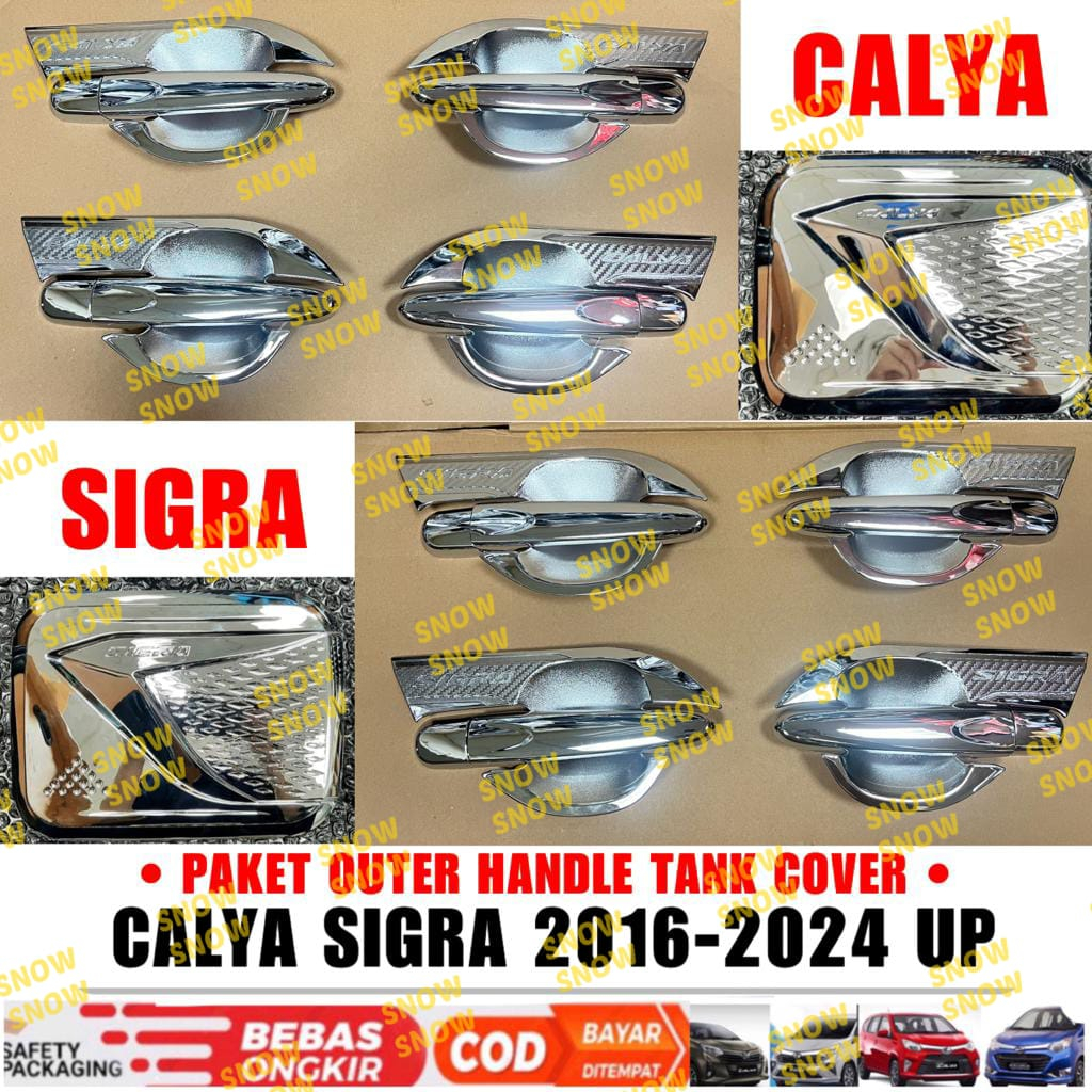Jual Paket Outer Handle Tank Cover Calya Sigra 2016 2018 2022 2023 2024 ...