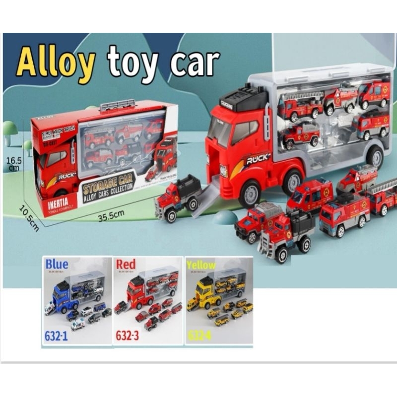 Jual Mainan Mobil Anak Truck/ Mainan INERTIA STORAGE CONTAINER TRUCK ...