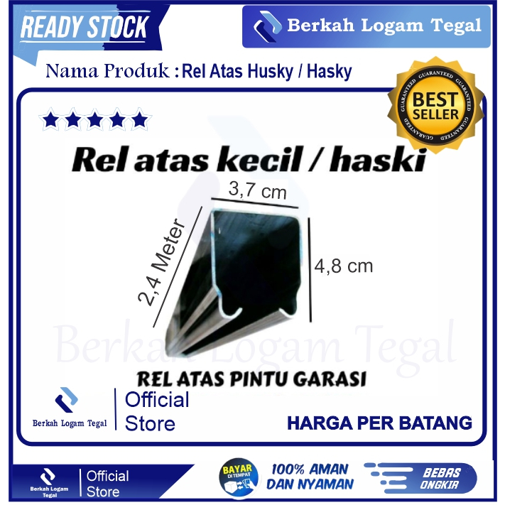 Jual rel atas hasky henderson kecil Panjang 240 cm Berbagai ukuran ...