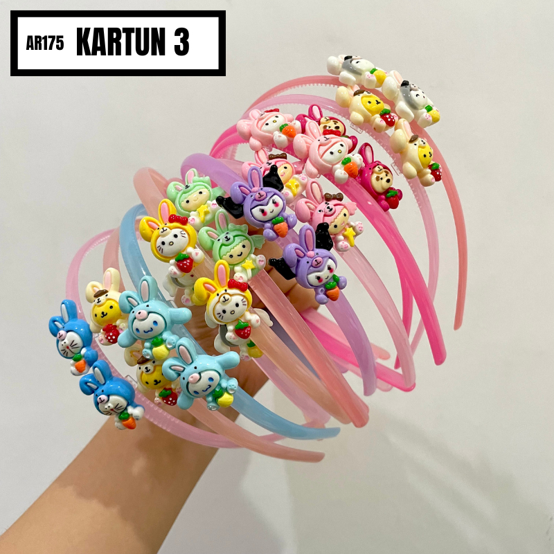Jual Bando Anak Karakter Kartun Lucu Bandana Candy Aksesoris Rambut ...