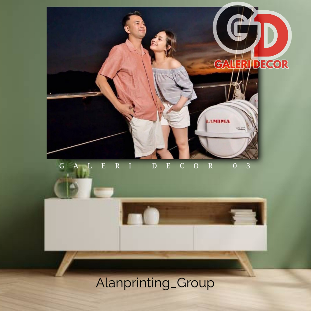 Jual GD CETAK FOTO CUSTOM 20R 40X60 PLUS BINGKAI KAYU MDF KADO HADIAH ...
