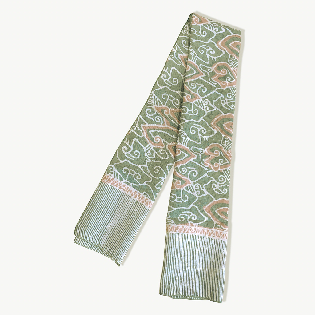 Jual BATIK SALMA Syal Scarf Slayer Batik Motif Mega Mendung Bahan Doby ...
